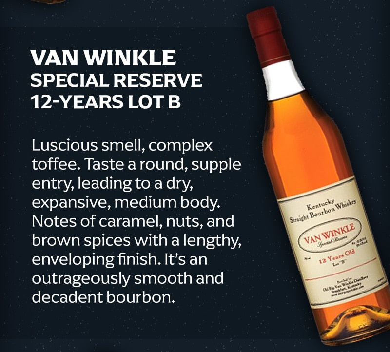 Old Rip Van Winkle 'Van Winkle Special Reserve Lot B' 12 Year Old Kent ...